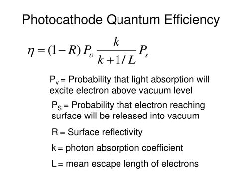 Photocathode Quantum Efficiency At Brenda Ferri Blog