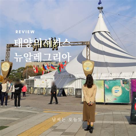 태양의 서커스 뉴 알레그리아 S석 204구역 I열 환상 효도 공연 추천 후기 기둥 위치 정보 네이버 블로그