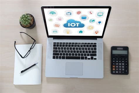 IOT Business Man Hand Working And Internet Of Things IoT Word Stock Photo Image Of Chat