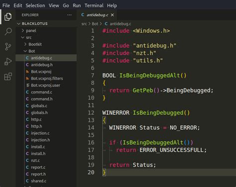 Malware Source Code Investigation Blacklotus Part 2 Mssp Research Lab