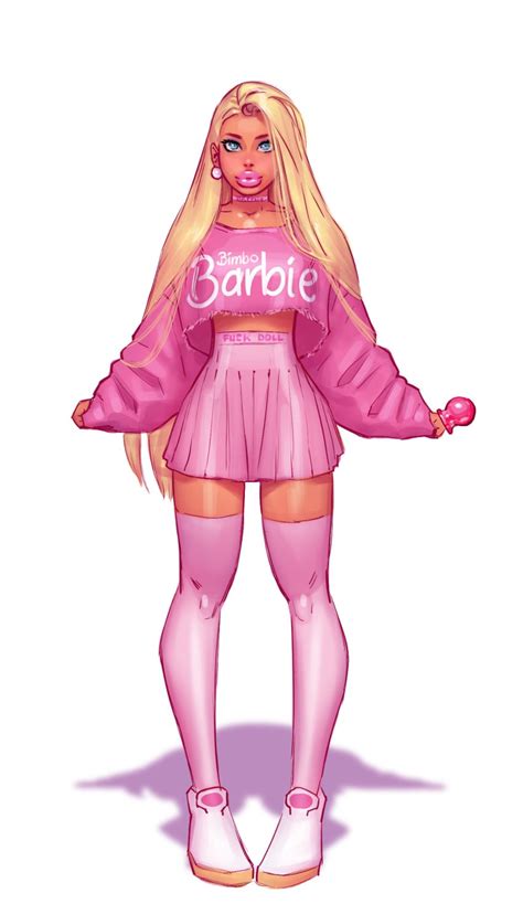 Rule 34 Barbie Franchise Bimbo Blonde Hair Blue Eyes Candy Dsl