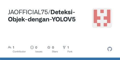 Github Jaofficial75 Deteksi Objek Dengan Yolov5