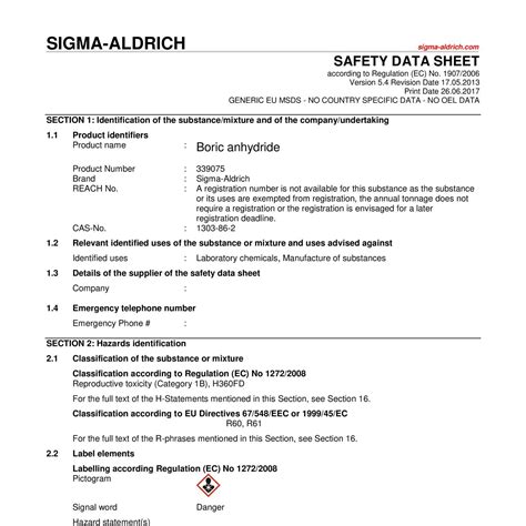 Boron Trioxide Sapdf Docdroid