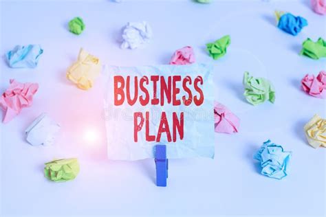 Handwriting Text Business Plan Concept Meaning Structural Strategy Goals And Objectives