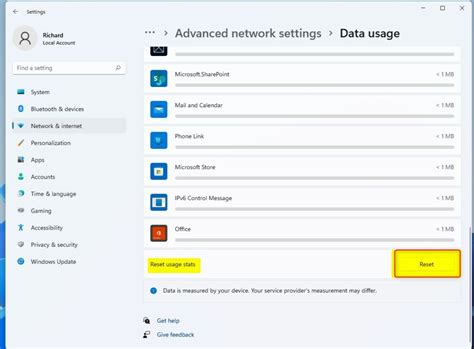 How To Reset Network Data Usage In Windows 11 Geek Rewind