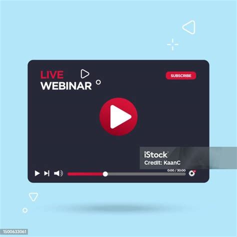 라이브 웨비나 아이콘 온라인 플레이 교육 세미나 인터넷 Streamimg 배너 버튼 벡터 일러스트레이션 스톡 일러스트레이션 0명에 대한 스톡 벡터 아트 및 기타 이미지