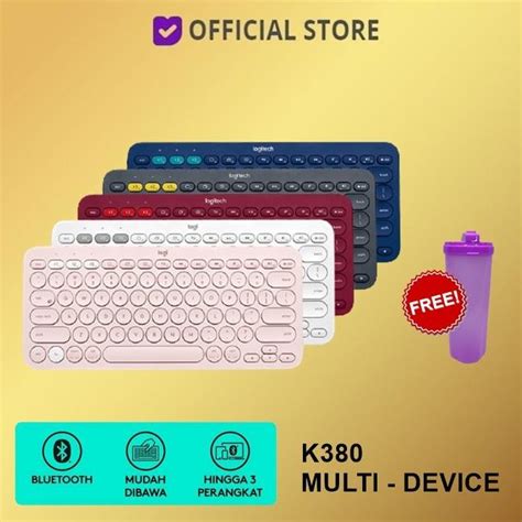 Jual Aksesoris Komputer Logitech K380 Multi Device Bluetooth Keyboard Original Shopee Indonesia