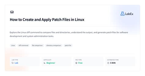 How To Create And Apply Patch Files In Linux Labex