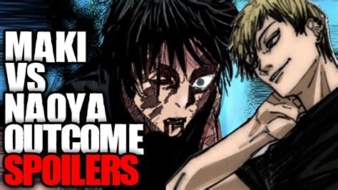 What Happened When Maki Fought Naoya Jujutsu Kaisen Chapter 151