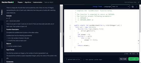 Hackerrank Problemsolving Codingchallenge Java Programming