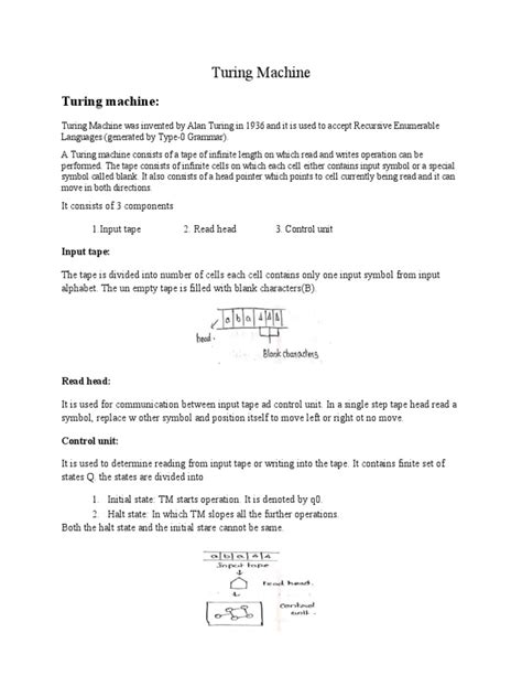 turing machine pdf theoretical computer science computability theory