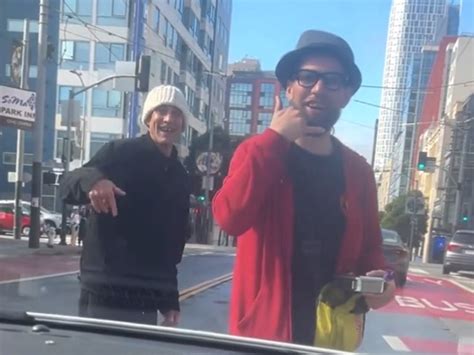 ‘scary Womans Driverless Taxi Blocked By Men Demanding Her Number