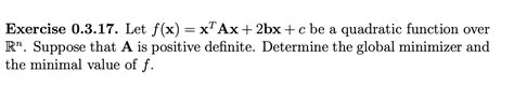 solved exercise 0 3 17 let f x x²ax 2bx c be a quadratic