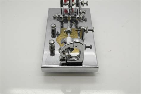 Second Hand Vibroplex Original Deluxe Bug Key Chrome Base