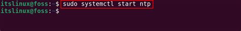 Commands To Sync Time With Ntp Server In Linux Its Linux Foss
