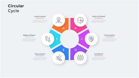 다채로운 Infographic 템플릿 무료 벡터