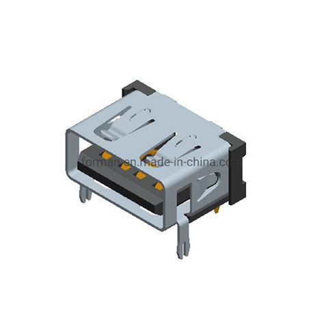 PCB Mount USB Female Connector For Electric Accessories China Mobile Phone Cable And USB