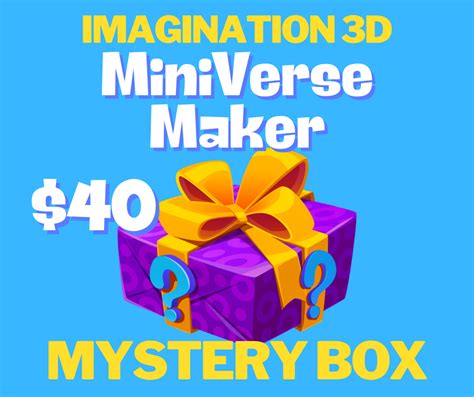 3d Printed Miniverse Mystery Box Imagination3dprinting