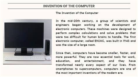 Invention Of Computer Pdf
