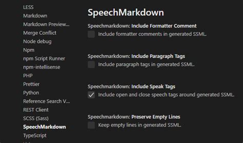Github Speechmarkdown Speechmarkdown Vscode Visual Studio Code Extension For Speech Markdown