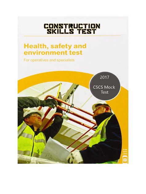Cscs Test Questions Operatives Test Safety Wellness Free 30 Day Trial Scribd