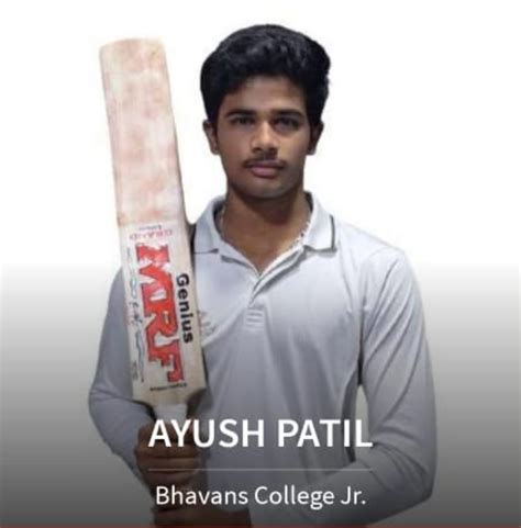 Skipper Aayush Patil Smashes An Aggressive 88 Off 56 Balls For Bhavans