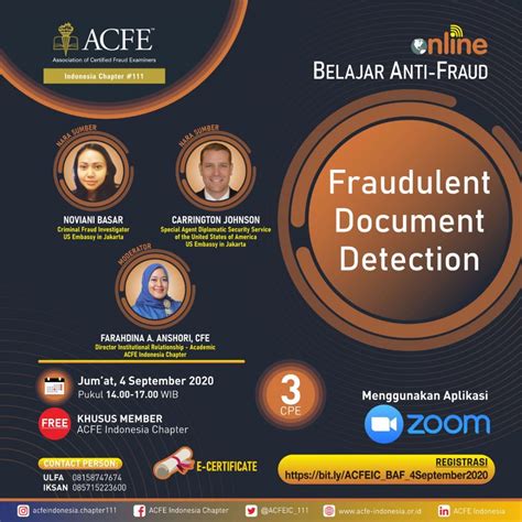 Belajar Anti Fraud Fraudulent Document Detection Acfe Indonesia