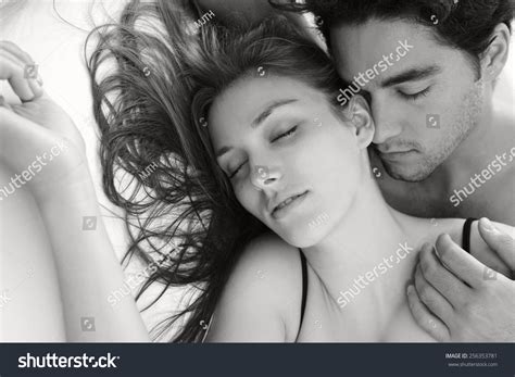 Couple In Bed Black And White