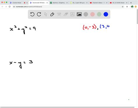 Solvedgraph Both Equations In The Same Rectangular Coordinate System