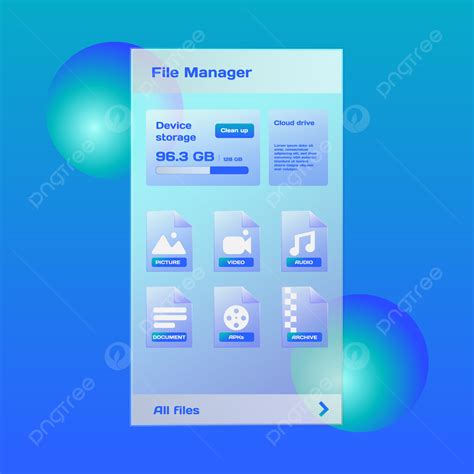 Glassmorphism Effect Interface Design Template Vector Template Download