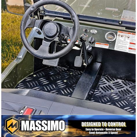 Massimo Gas Motorized Go Kart With 125cc Engine 9hp 28 Mph Top Speed