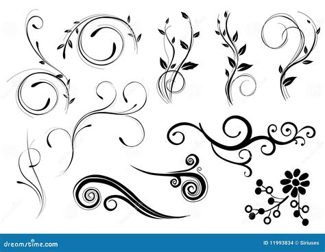 Flower And Leaves Pattern Stock Images Image 11993834