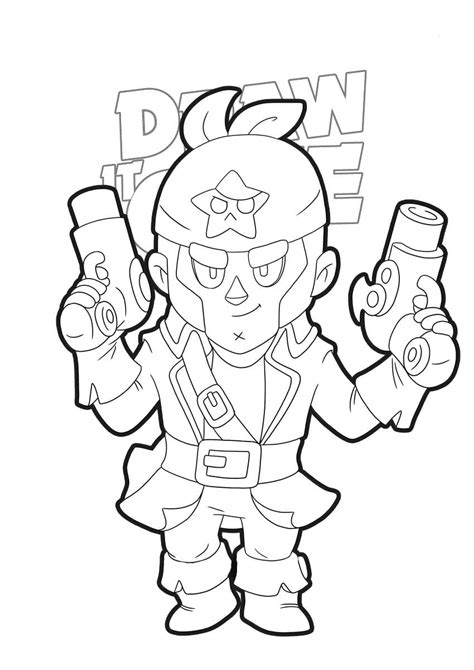 Colt Di Brawl Stars Da Colorare My XXX Hot Girl