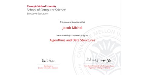 Algorithms And Data Structures • Jacob Michel • Jacob Michel Algorithms Jacob Michel