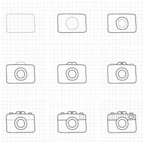 31 Easy And Simple Camera Drawing Ideas Drawing Photos1