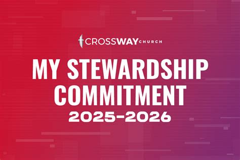 My Stewardship Commitment · Crossway Church