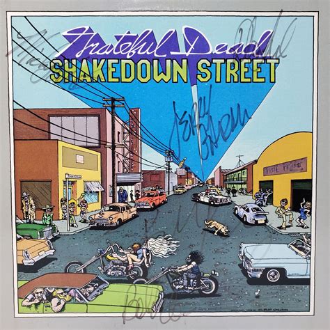 The Grateful Dead Signed Shakedown Street Album Cover