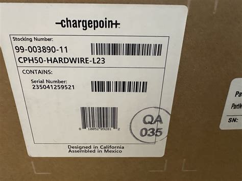 Chargepoint Cph50 Hardwire L23 Home Flex Ev Charger Hardwire Ebay