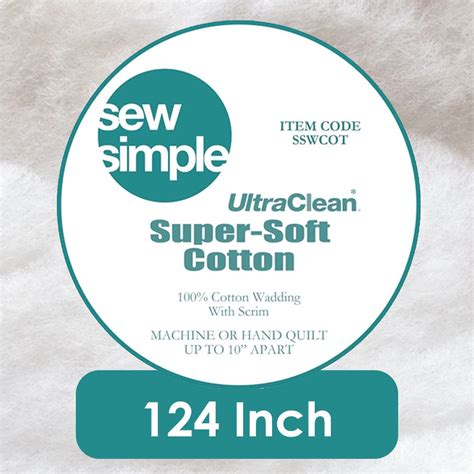 Super Soft Wadding 100 Cotton 124 Inch Wide Fabric Wadding