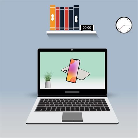 Premium Vector Laptop Flat Vector Illustration With Vector