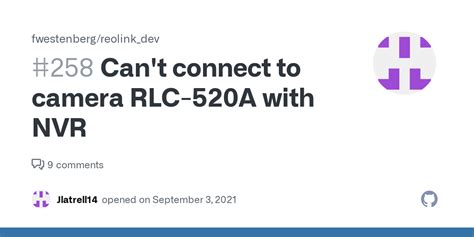 Cant Connect To Camera Rlc 520a With Nvr · Issue 258 · Fwestenberg