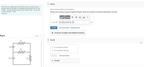 Solved Part Adetermine The Magnitudes And Directions Of The