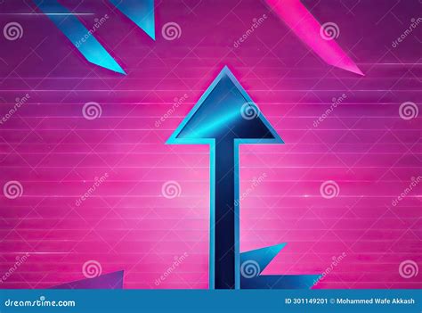 Modern Abstract Background Pink Purple And Blue Gradient Arrow Shape
