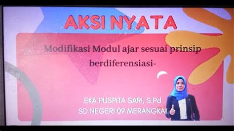 Memodifikasi Modul Ajar Sesuai Prinsip Pembelajaran Berdiferensiasi