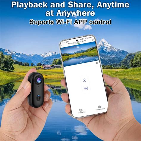 I3 4k Thumb Action Camera Tiny Size Mount Anywhere Small Body Camera