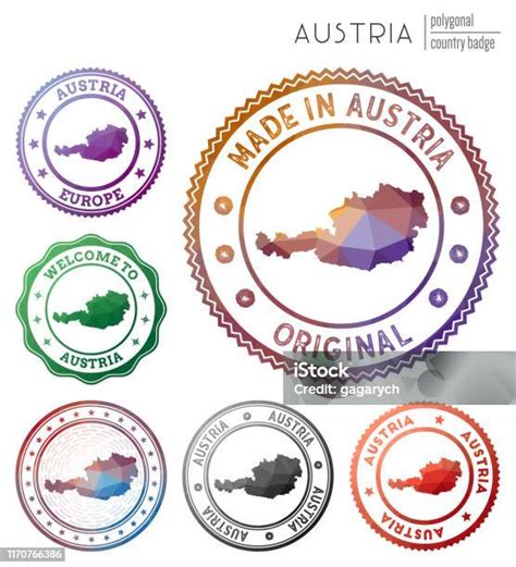 Austria Badge Stock Illustration Download Image Now Abstract Austria Badge Istock