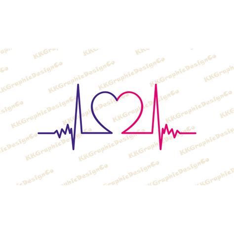 Heartbeart Svg Ekg Svg Heart Beat Svg Nurse Life Svg Nursing Inspire
