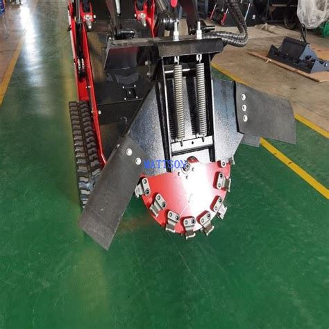 맞춤형 소형 유틸리티 로더 미니 스키드 스티어 로더 부착 그루터기 그라인더 공급 업체 제조업체 공장 직접 도매 Mattson