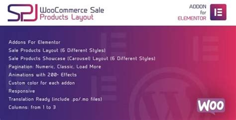 Sale Products Layout For Elementor Woocommerce Plugin