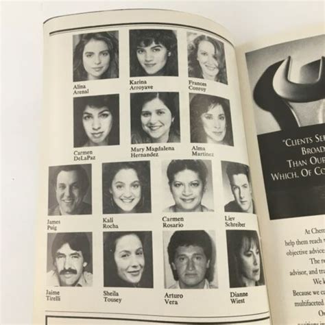 1993 Playbill Vivian Beaumont In The Summer House Alina Arenal